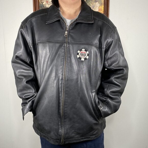 Burk's Bay | Jackets & Coats | Vintage Burks Bay World Series Poker ...